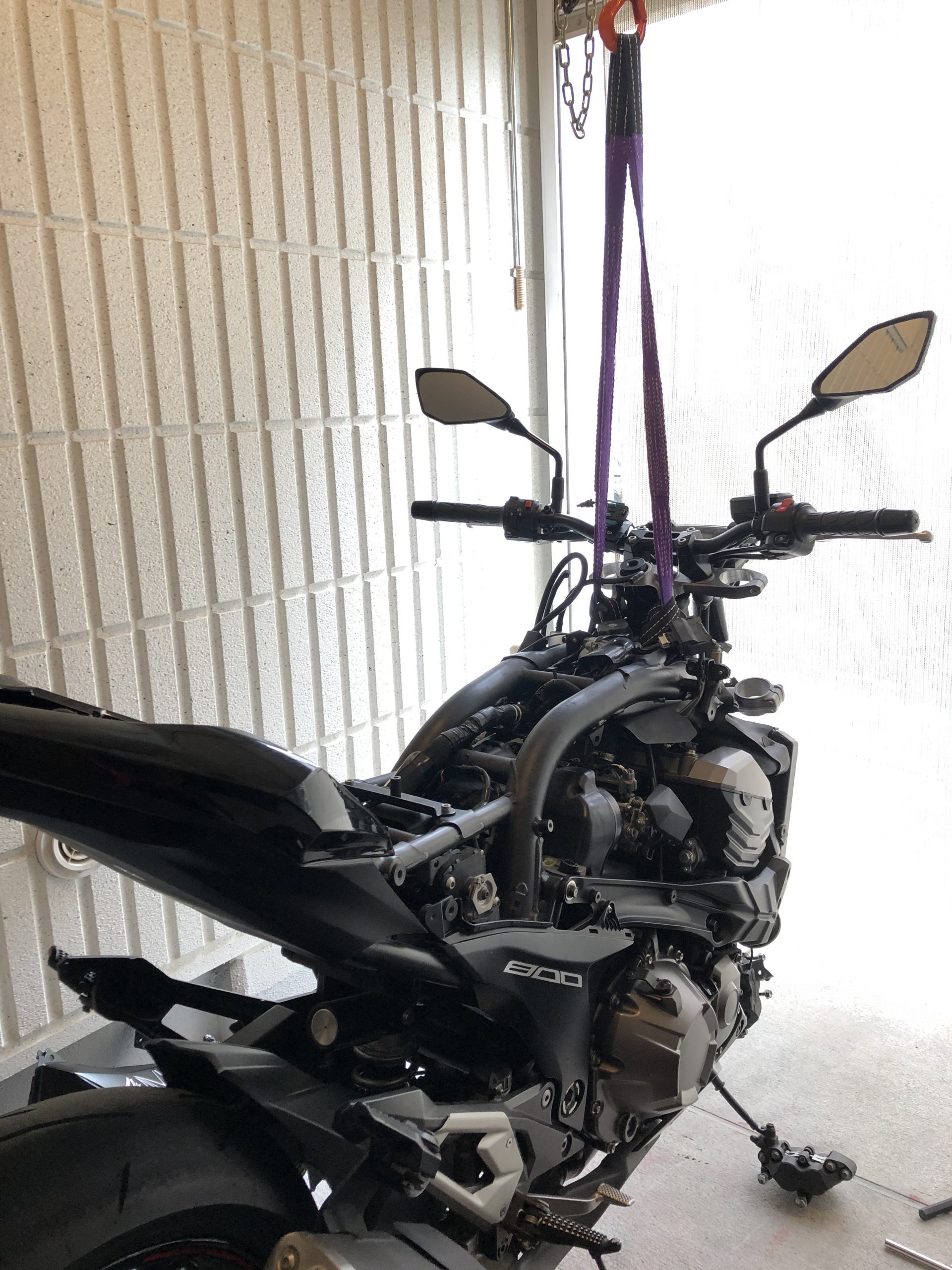 Z800 フロントフォーク交換 その2（ステム流用編） | でぃーのガレージライフブログ